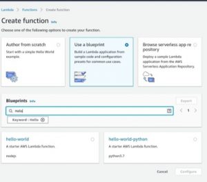 AWS Lambda Configuration - CloudySave