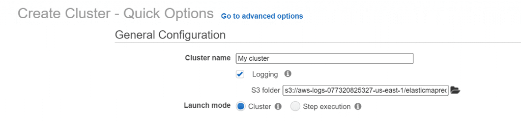 Amazon EMR - Create Cluster - CloudySave