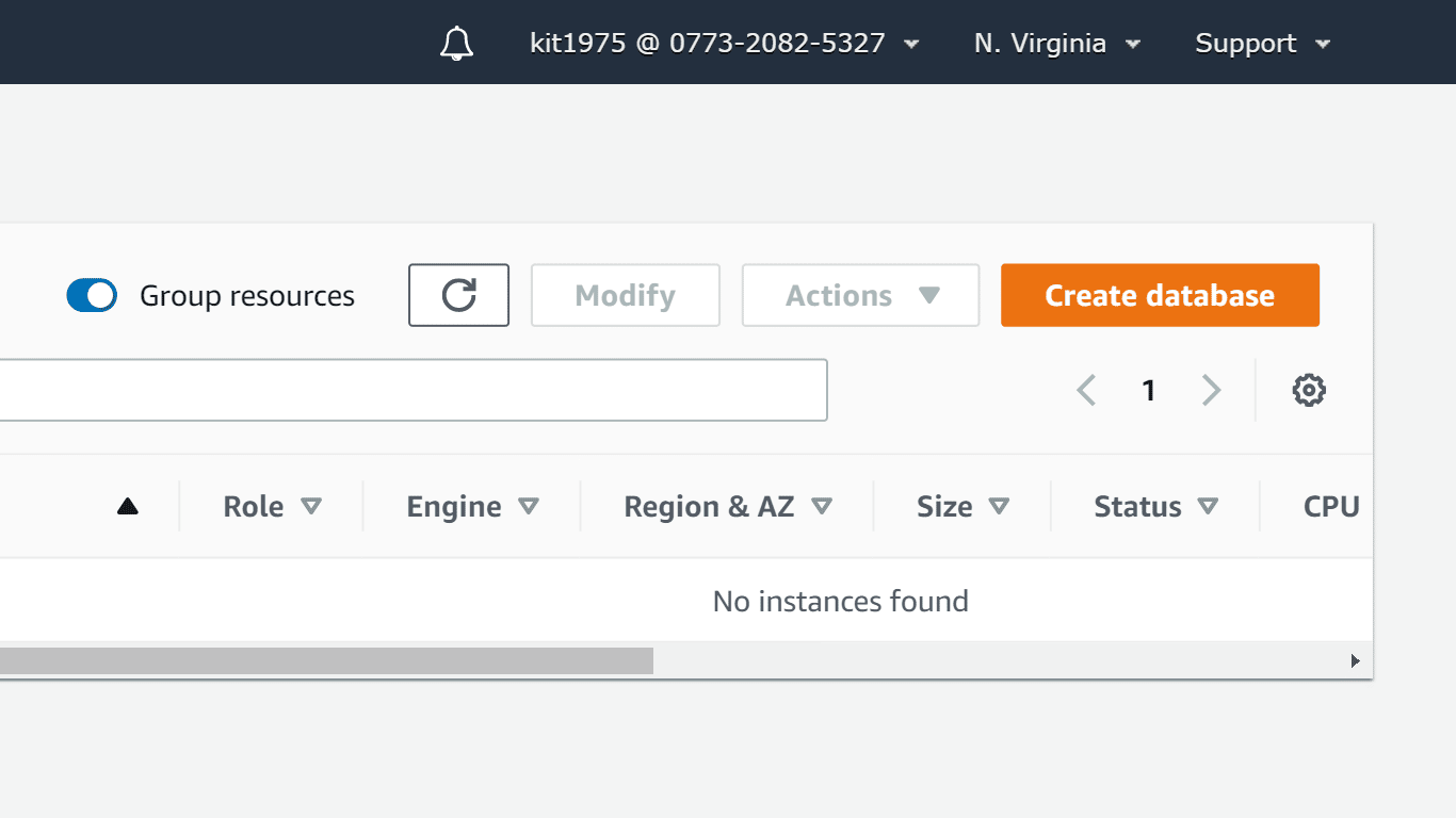 Amazon Neptune - Create A Database - CloudySave