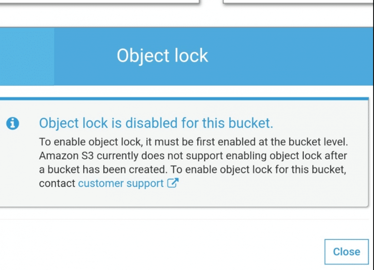 Locking an S3 Object - CloudySave