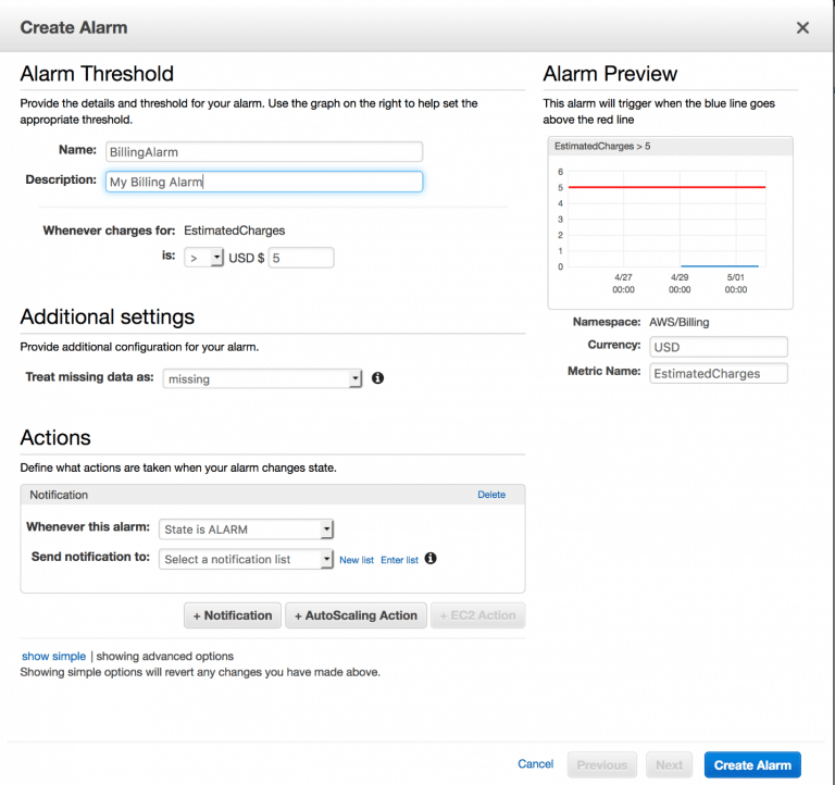 How to Setup AWS Billing Alarms in 3 Steps - CloudySave