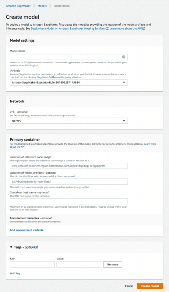 How to Create A Model using the AWS SageMaker Console - CloudySave