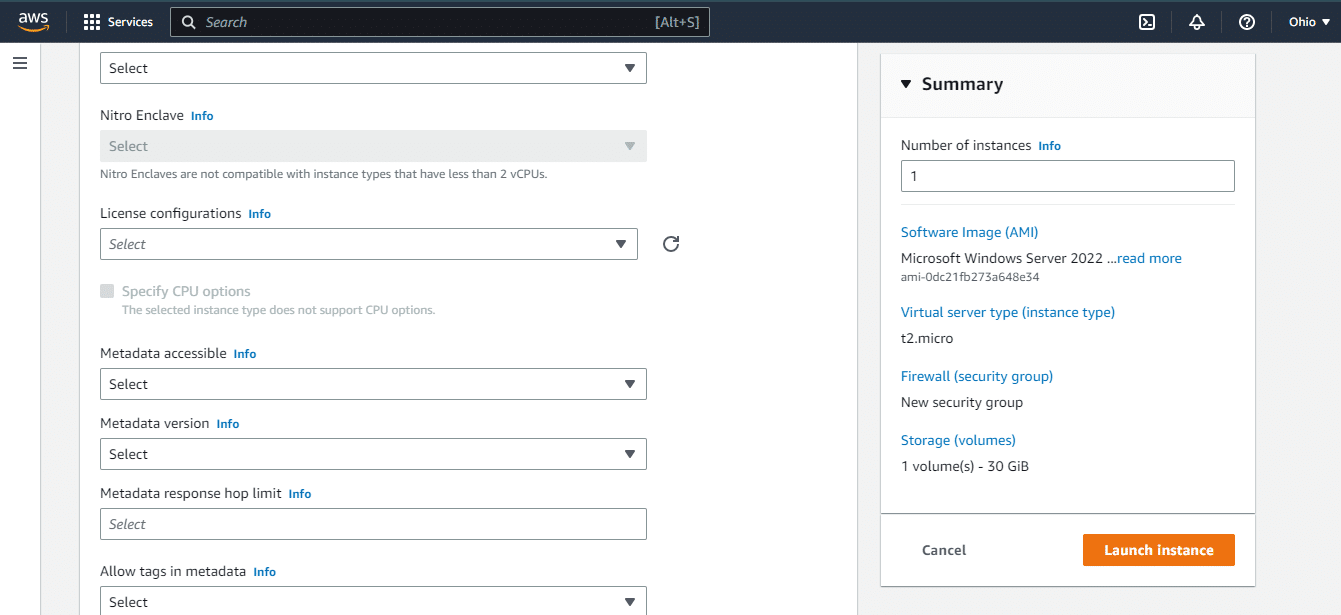 Windows Server on EC2 - CloudySave